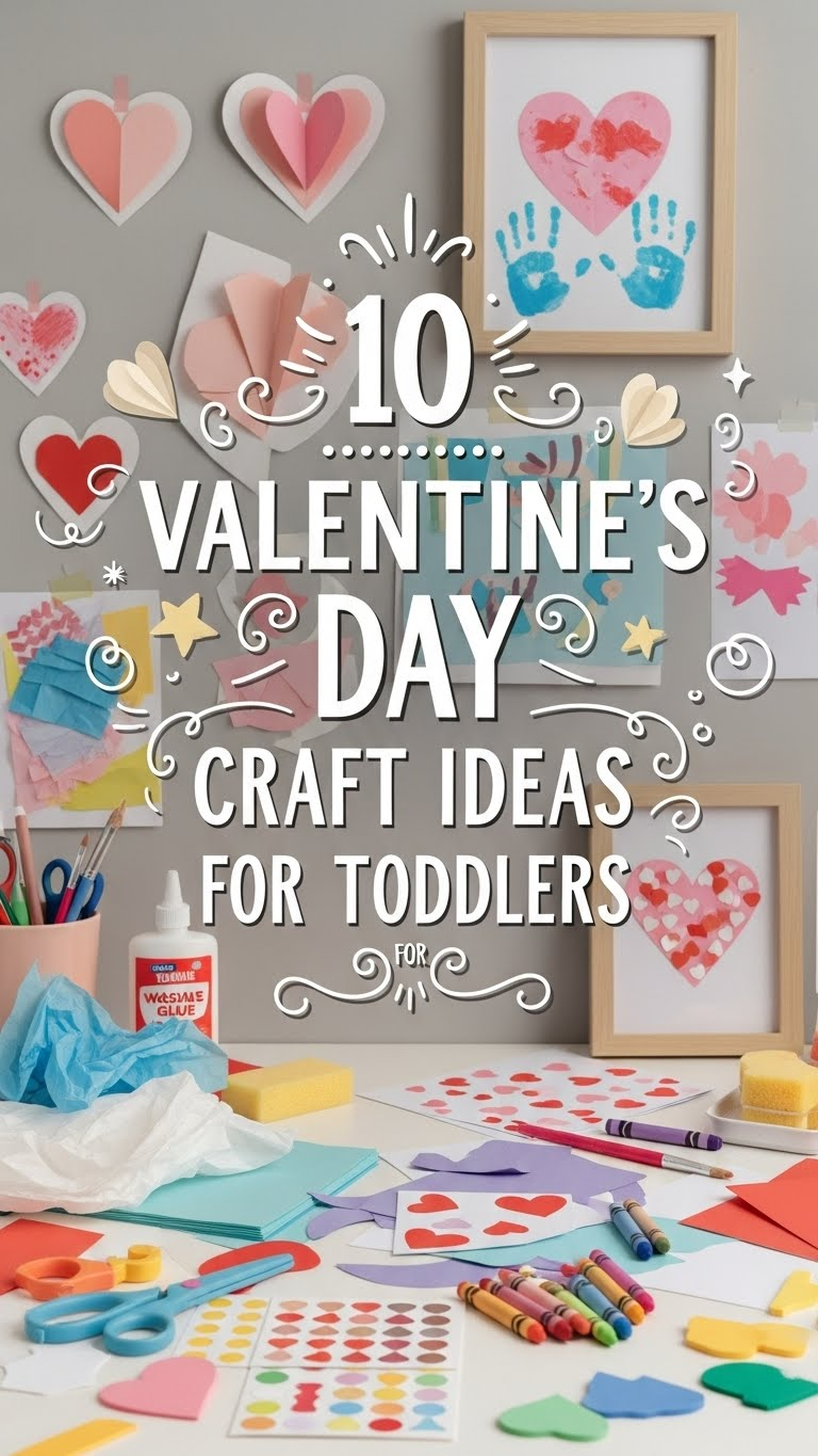 10 Valentine’s Day Craft Ideas for Toddlers – Vibe Craftly